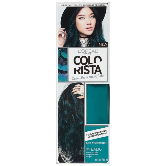 L'Oreal | Hair | Loreal Paris Colorista Semi Permanent Hair Color Teal ...